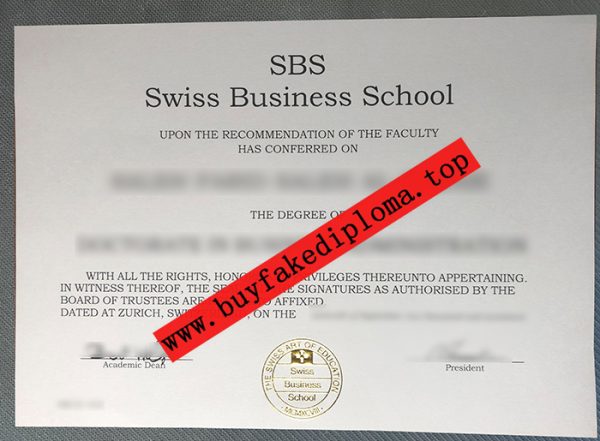 购买SBS瑞士商学院文凭，Buy a SBS Swiss Business School diploma